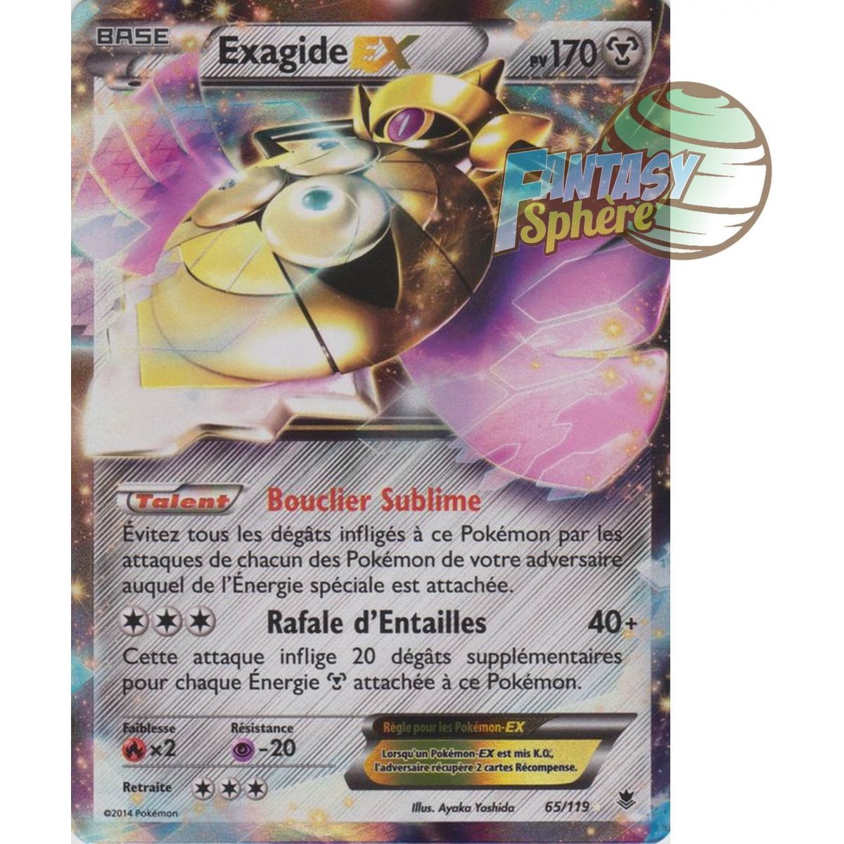 Exagide-EX - Ultra Rare 65/119 - XY 4 Vigueur Spectrale - Fantasy Sphere