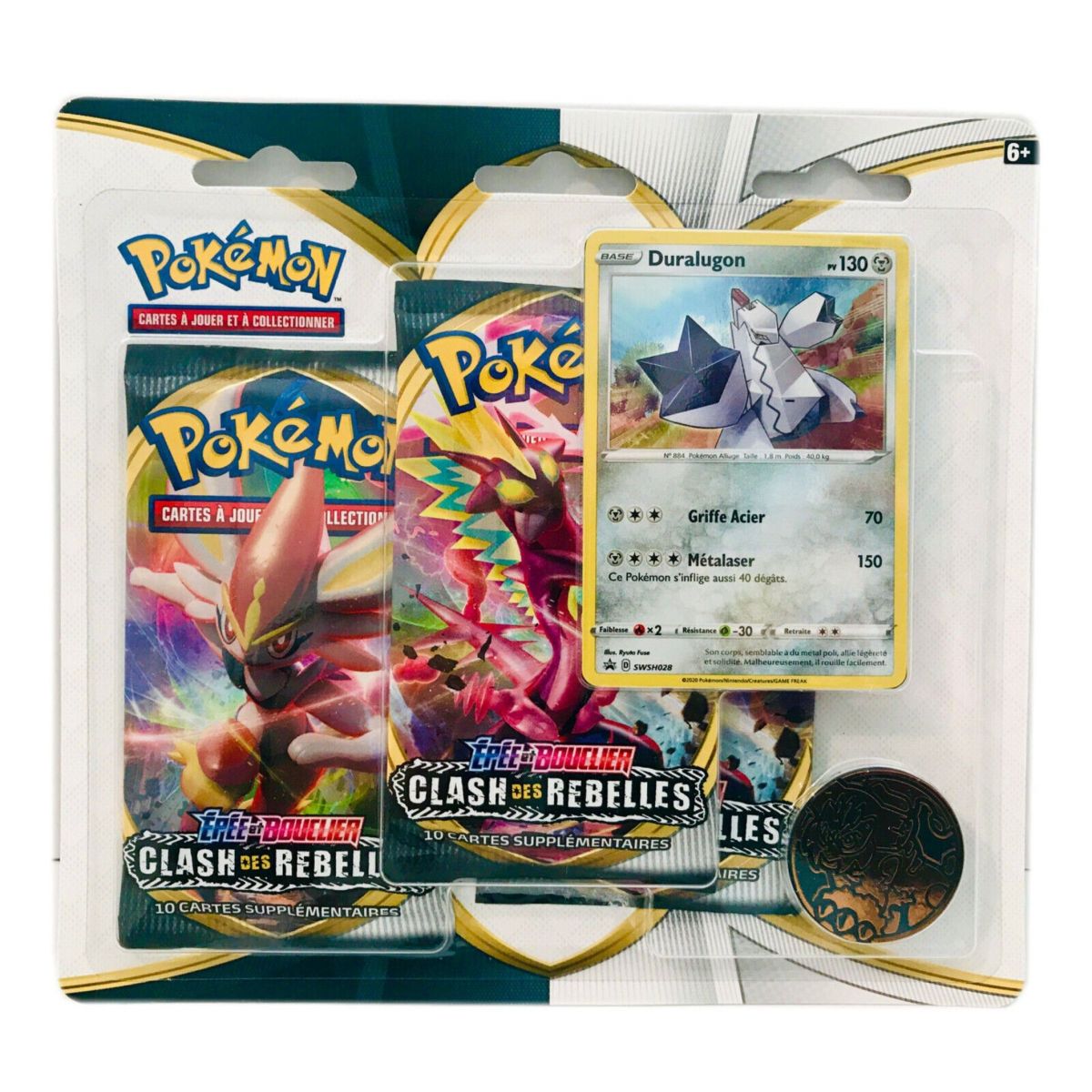 Pokémon - Tri-Pack - Clash des Rebelles [EB02] - Duralugon / Rayquaza - FR - Fantasy Sphere