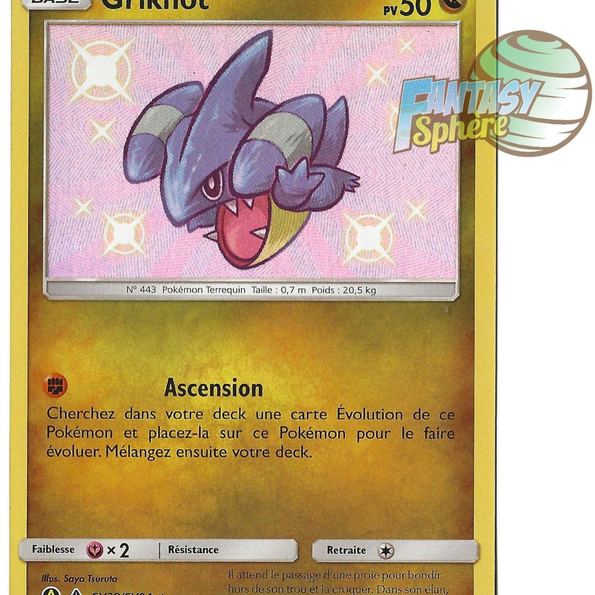 Griknot - Shiny SV38/SV94 - Soleil et Lune 11.5 Destinees Occultes ...