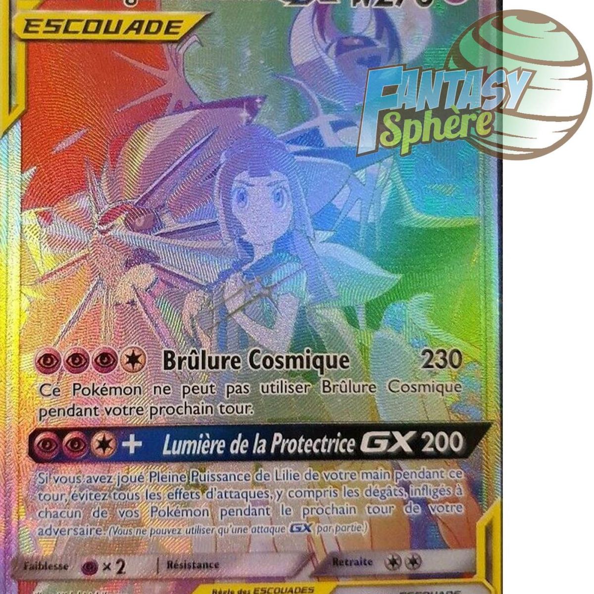 Solgaleo et Lunala GX - Secret Rare 254/236 - Soleil et Lune 12 Éclipse Cosmique - Fantasy Sphere