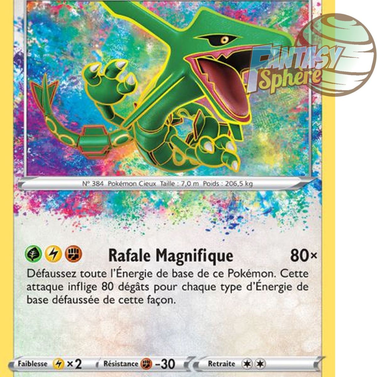 Rayquaza - Amazing Rare 138/185 - Epee et Bouclier 4 Voltage Eclatant ...