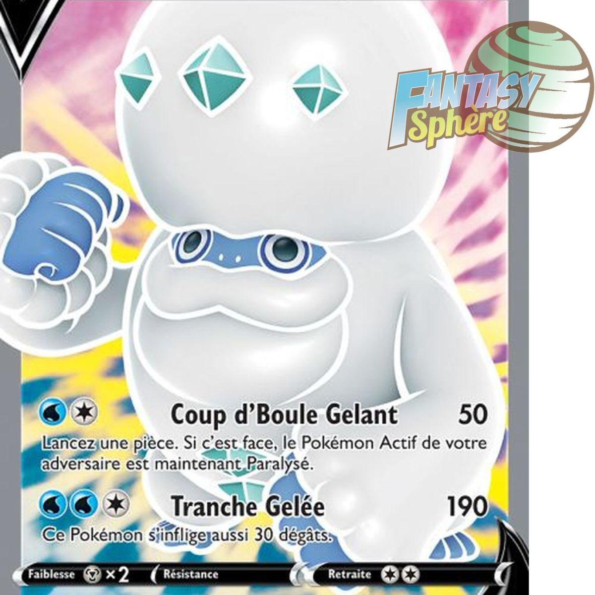 Darumacho de Galar V - Full Art Ultra Rare 169/185 - Epee et Bouclier 4 ...