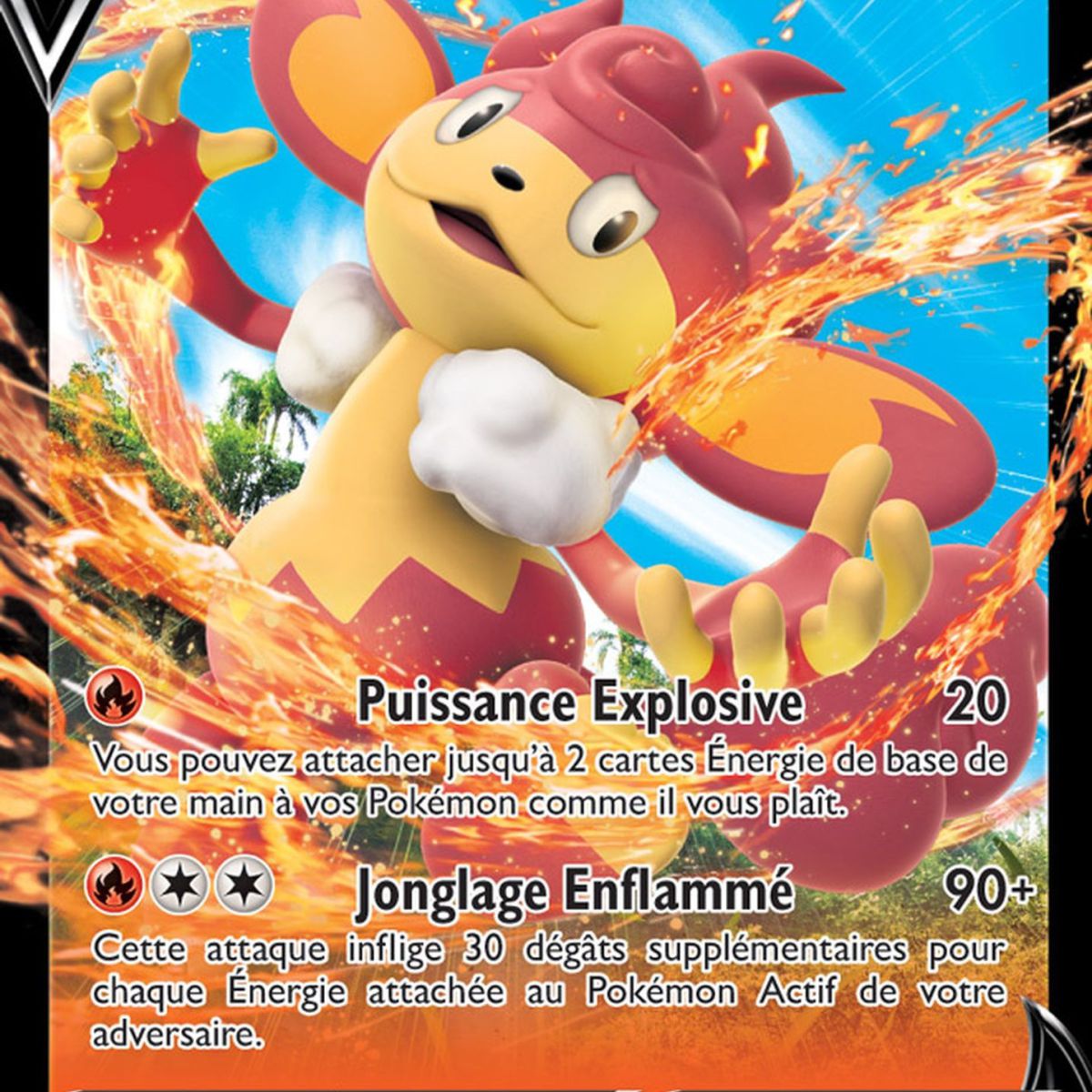 Flamoutan V - Ultra Rare 027/172 - EB09 Epee et Bouclier Stars ...