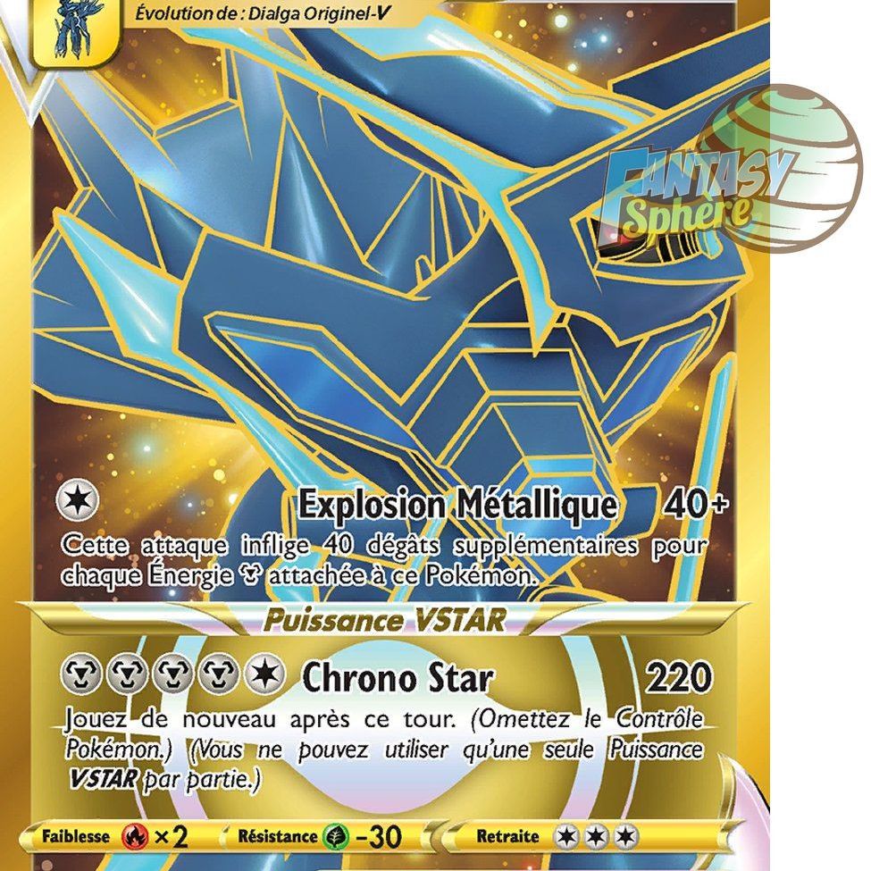 Dialga Originel VSTAR - Secret Rare 210/189 - Epee et Bouclier Astres ...