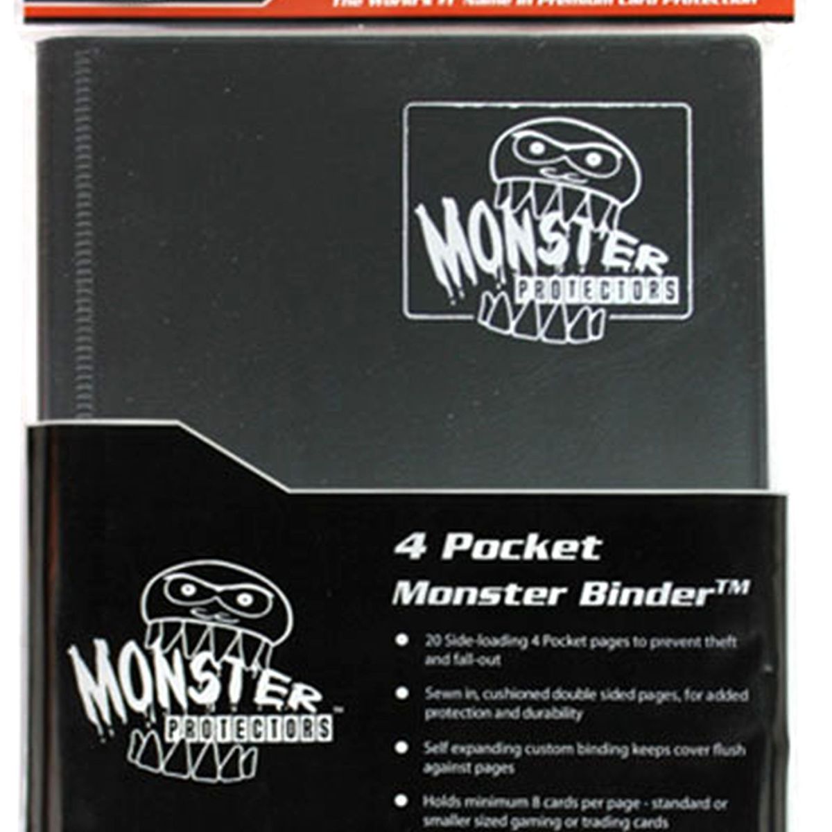 Monster - Binder - 4-Pocket Matte Black - Matte Noir - 160 Emplacements ...