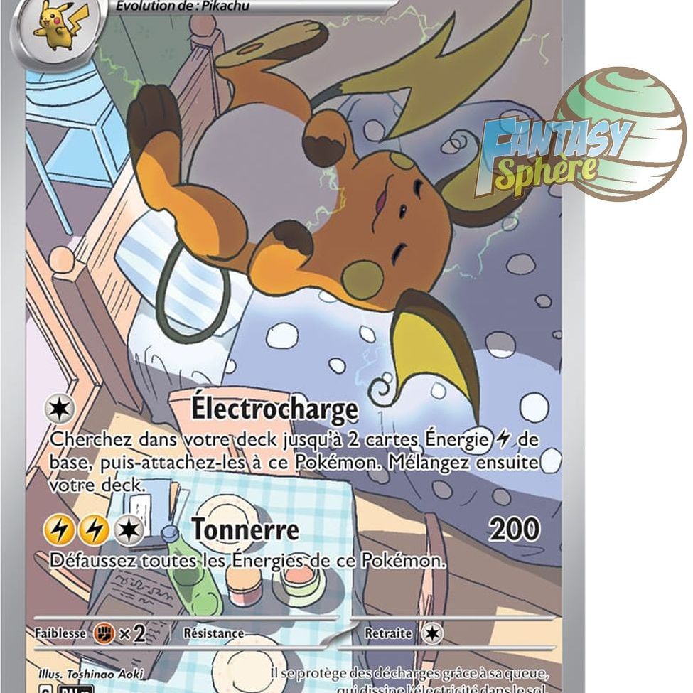 Raichu - Illustration Rare 211/193 - Ecarlate et Violet Evolution à ...