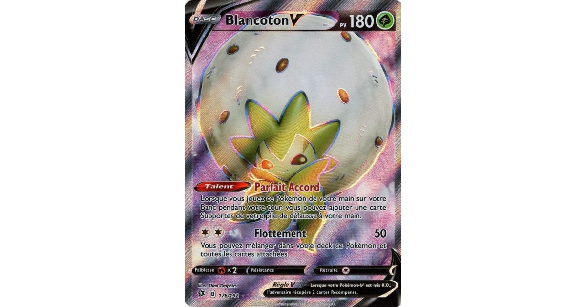 Blancoton V - Full Art Ultra Rare 176/192 EB02 Clash des Rebelles ...