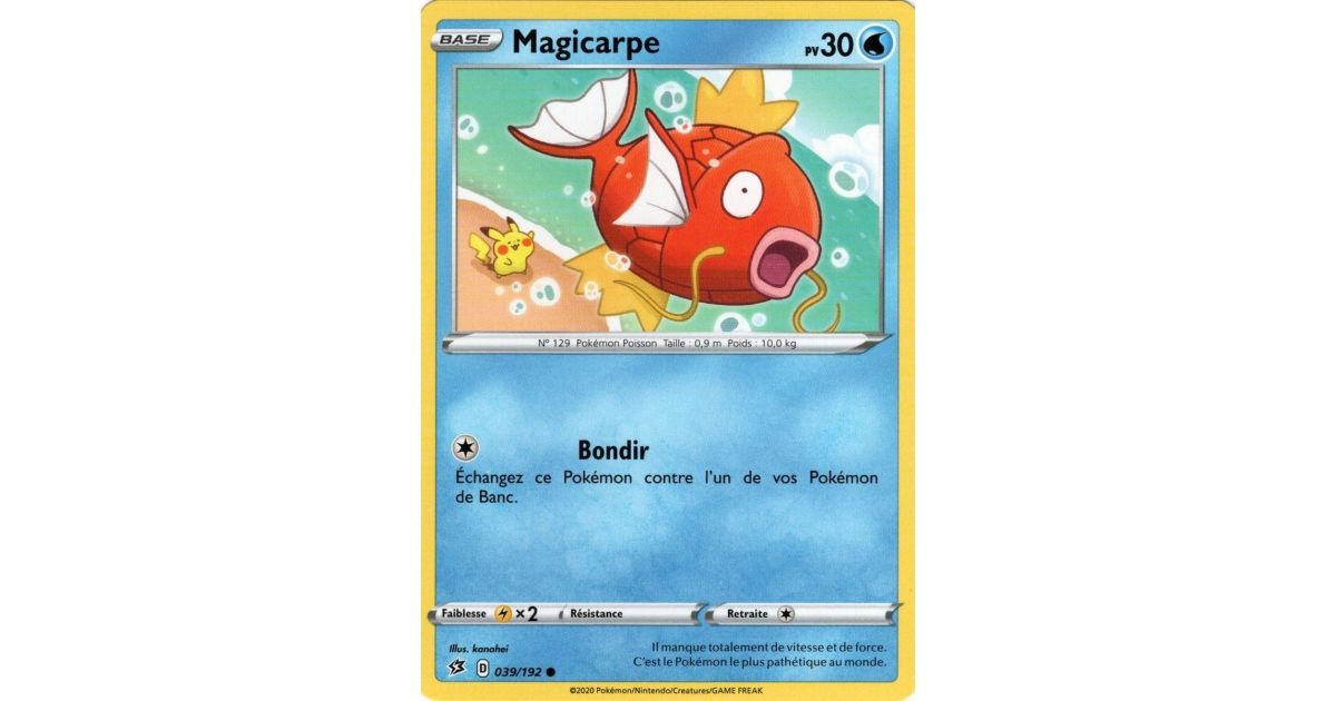 Magicarpe - Reverse 039/192 EB02 Clash des Rebelles - Fantasy Sphere
