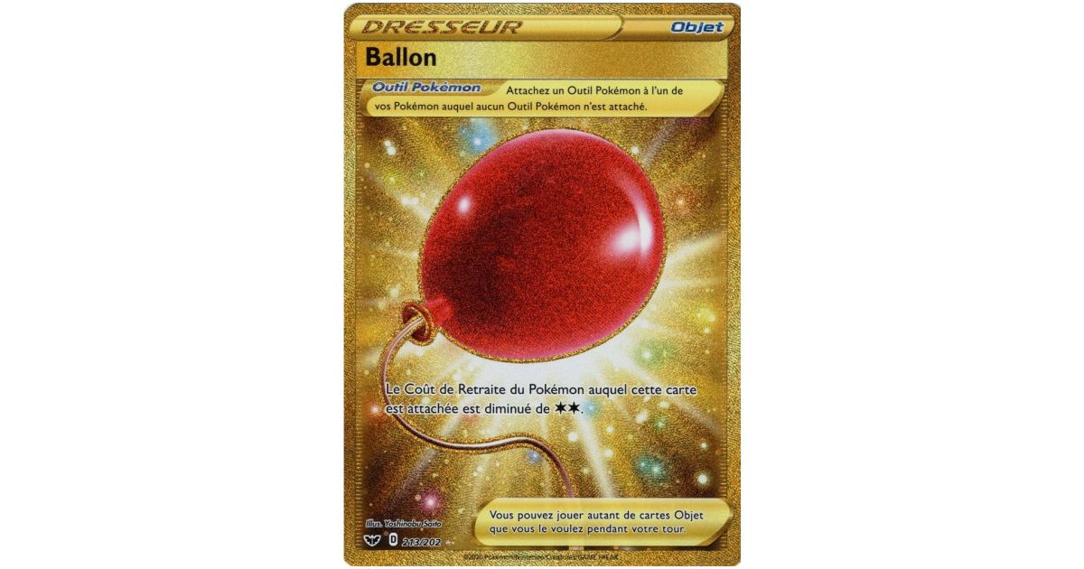 Ballon - Secret Rare 213/202 EB01 Epée et Bouclier - Fantasy Sphere