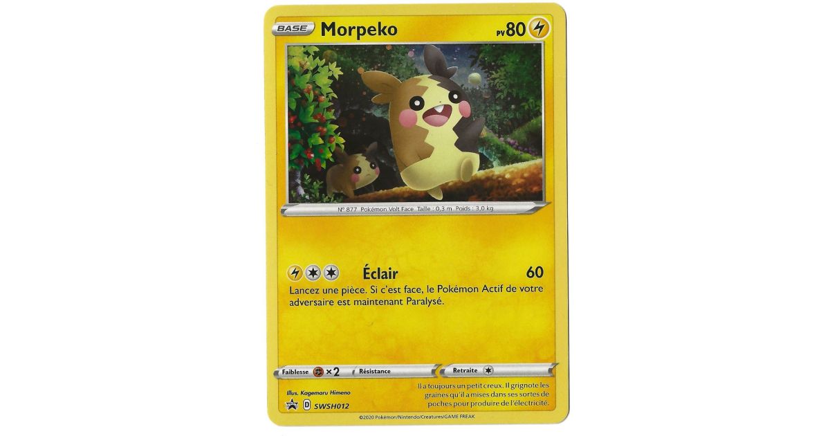 Pokémon - Morpeko - Holo Rare - SWSH012 - Fantasy Sphere
