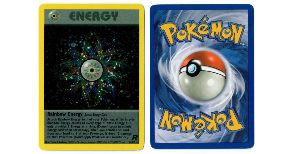 Pokémon - Rainbow Energy 17/82 Team Rocket Holo Unlimited Anglais Voir ...