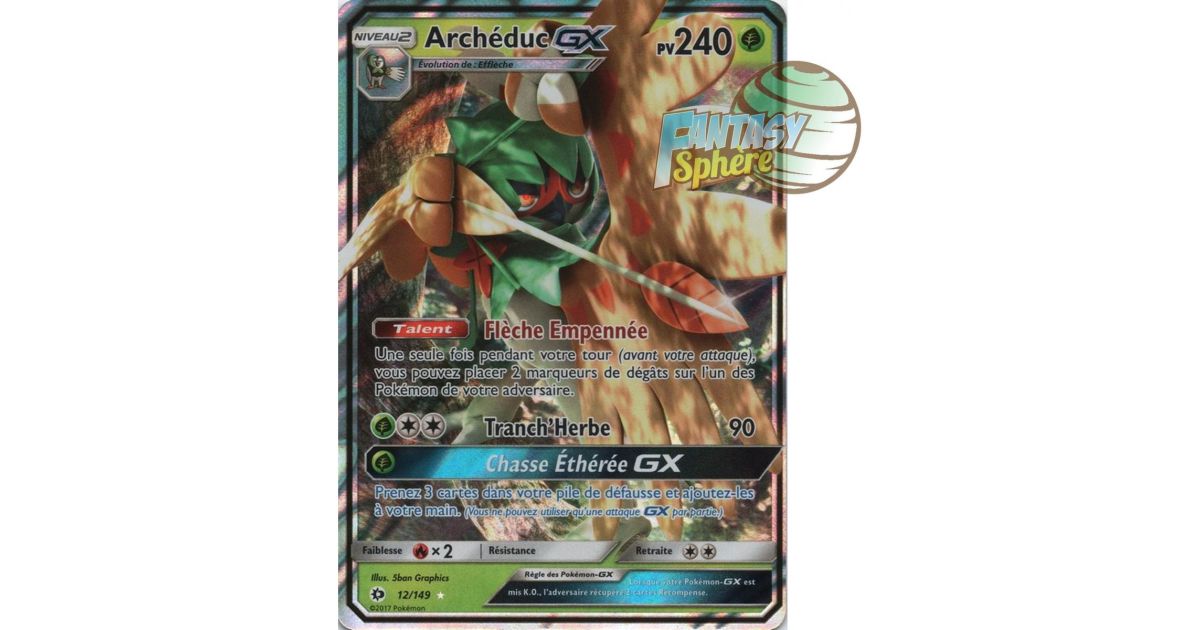 Archéduc GX - Ultra Rare 12/149 - Soleil et Lune 1 - Fantasy Sphere