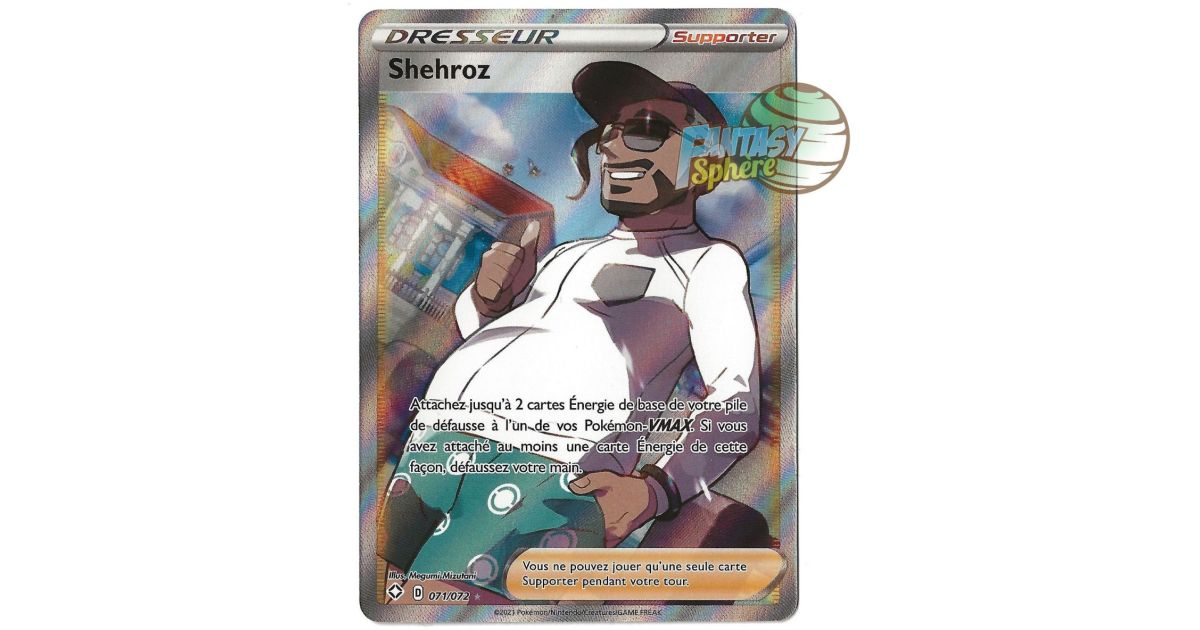 Pokémon - Shehroz - Full Art Ultra Rare 71/72 - Epee et Bouclier ...