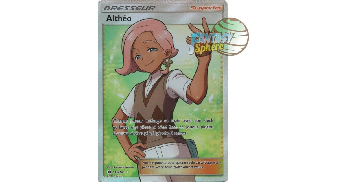 Althéo - Full Art Ultra Rare 146/149 - Soleil et Lune 1 - Fantasy Sphere