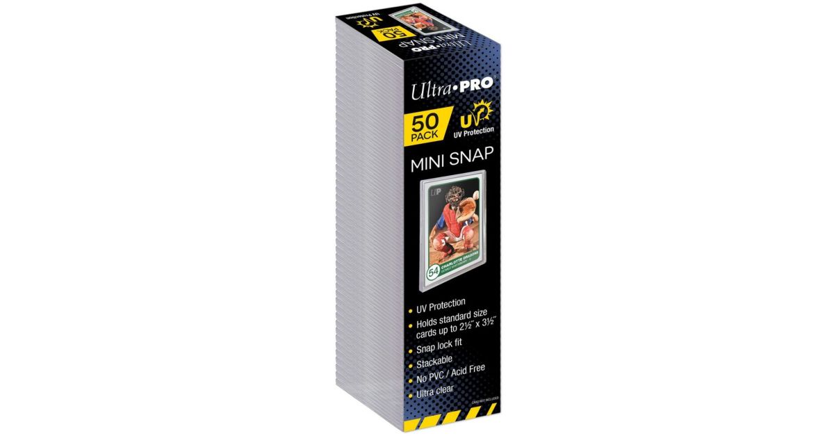 Ultra Pro - Protège Carte Rigide - Pack de 50 Mini-Snap Card Holder ...