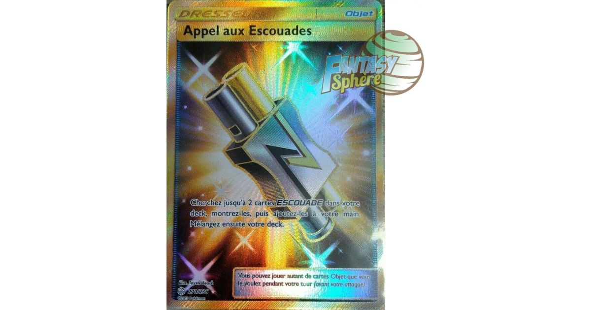 Appel aux Escouades - Secret Rare 270/236 - Soleil et Lune 12 Éclipse ...