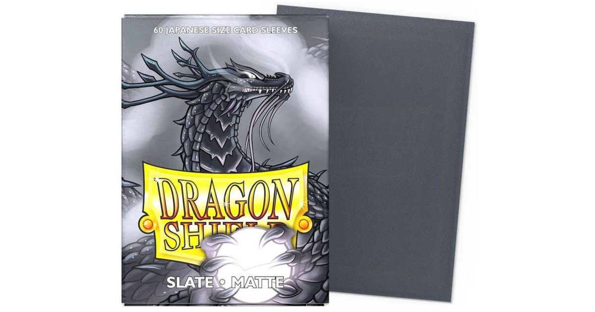 Dragon Shield - Small Sleeves - Japanese Size - Matte Slate (60 ...