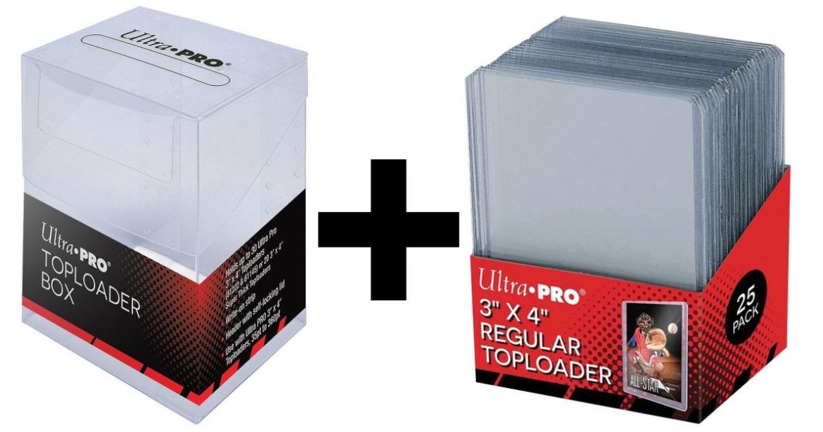 Ultra Pro - Pack - Top loader Deck Box + 1 Pack Top-Loader (25 ...