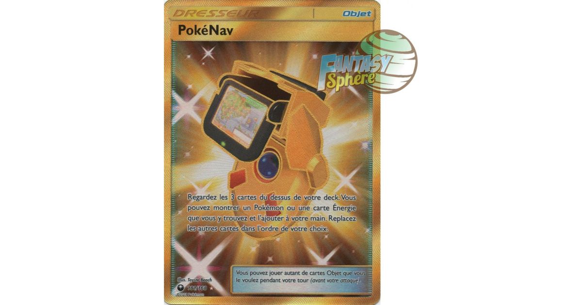 PokéNav - Secret Rare 181/168 - Soleil et Lune 7 Tempête Céleste ...