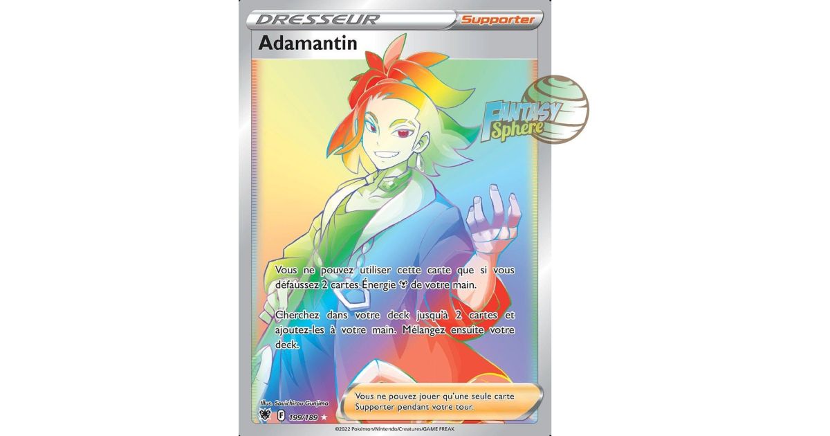 Adamantin - Secret Rare 199/189 - Epee et Bouclier Astres Radieux ...