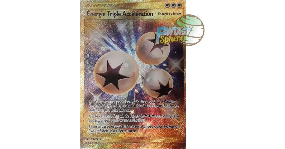 Pokémon - Énergie Triple Accélération - Secret Rare 234/214 - Soleil et ...