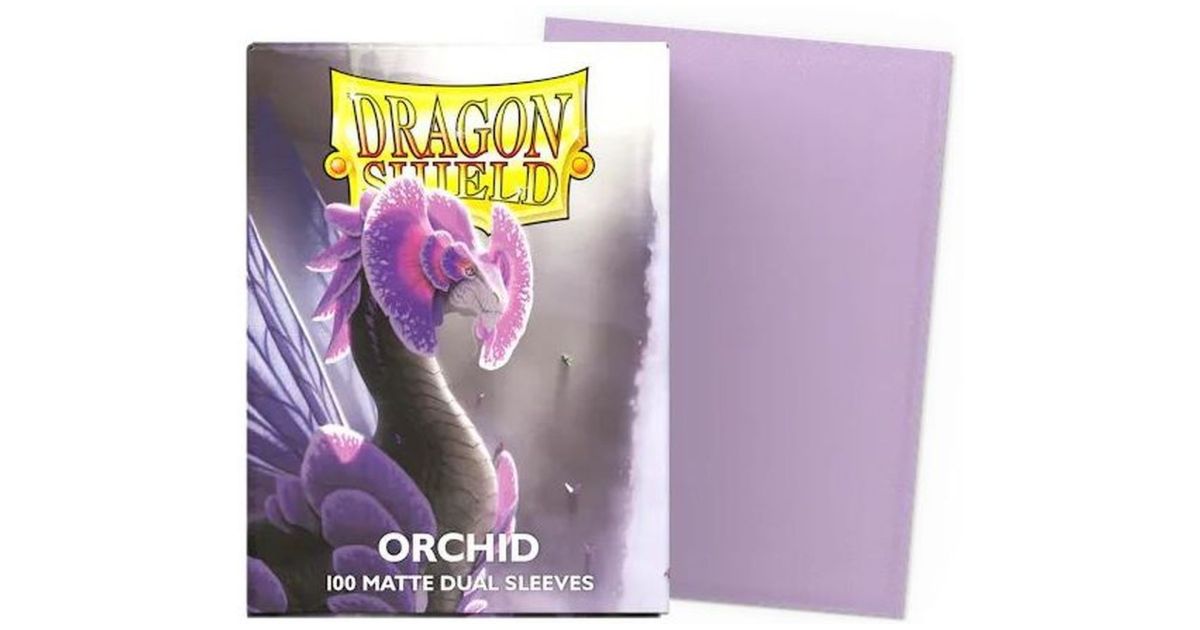 100 Protèges Cartes - Standard - Dual Matte Orchid - Dragon Shield ...