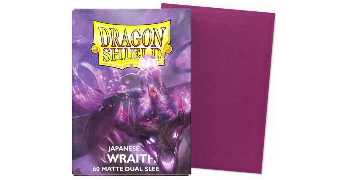Dragon Shield - Small Sleeves - Japanese Size - Dual Matte Wraith (60 ...