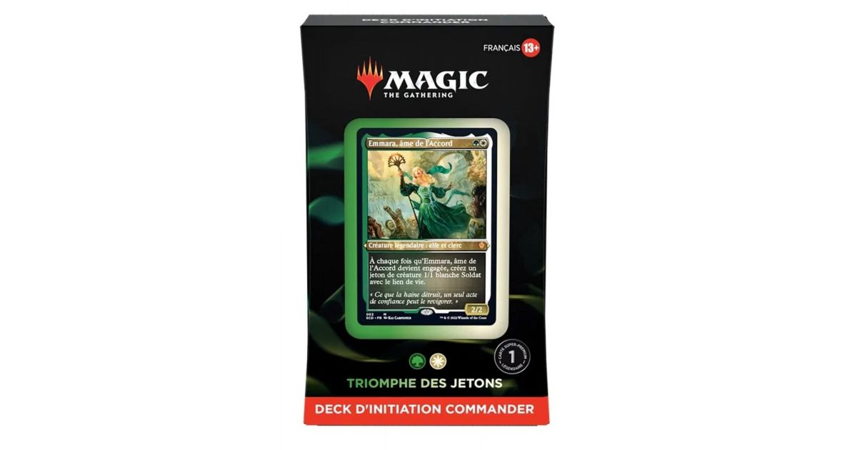 Magic the Gathering - MTG - Starter Commander 2022 - Evergreen - Triomphe des Jetons - FR ...