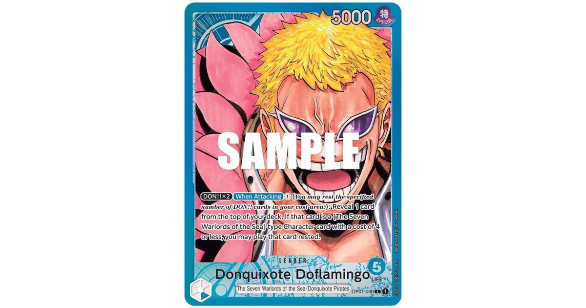 Donquixote Doflamingo - L Parallel OP01-060 - OP01 Romance Dawn - Fantasy Sphere