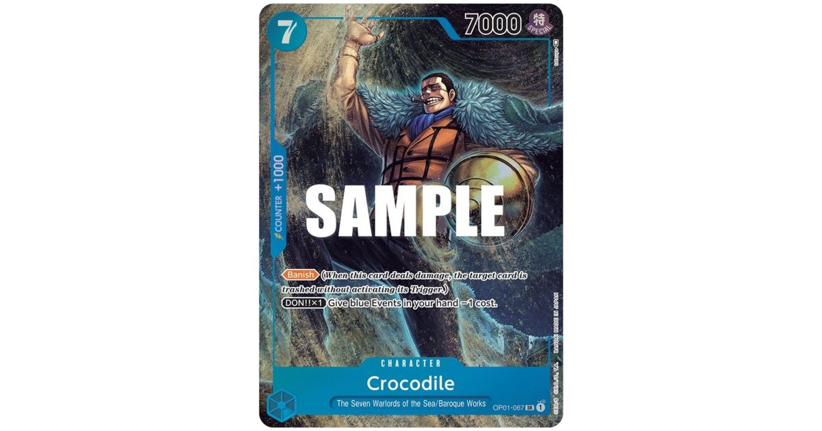 Crocodile - SR Parallel OP01-067 - OP01 Romance Dawn - Fantasy Sphere