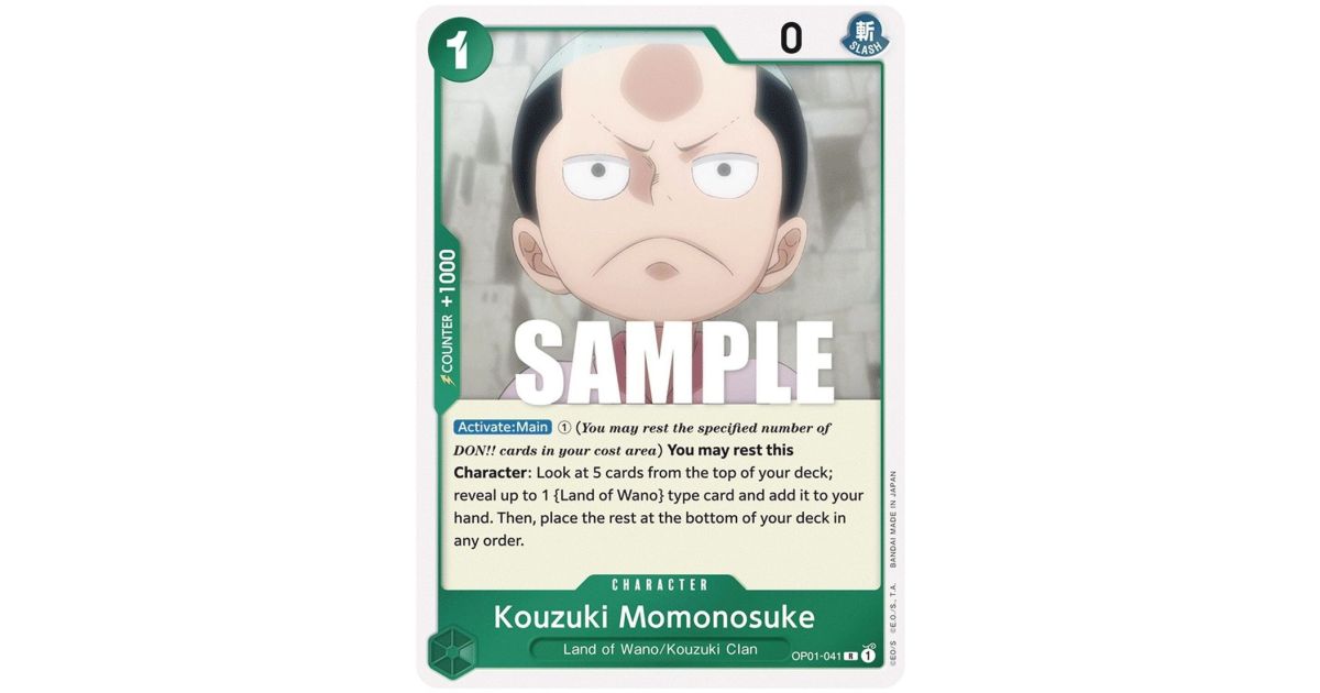 Kouzuki Momonosuke - R OP01-041 - OP01 Romance Dawn - Fantasy Sphere