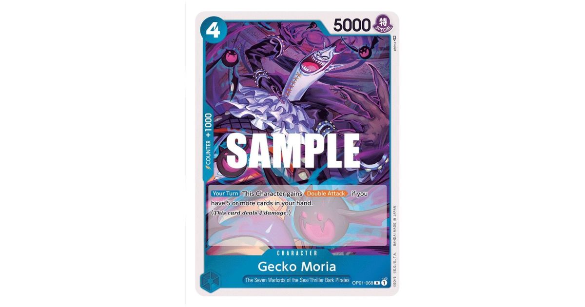 Gecko Moria - R OP01-068 - OP01 Romance Dawn - Fantasy Sphere