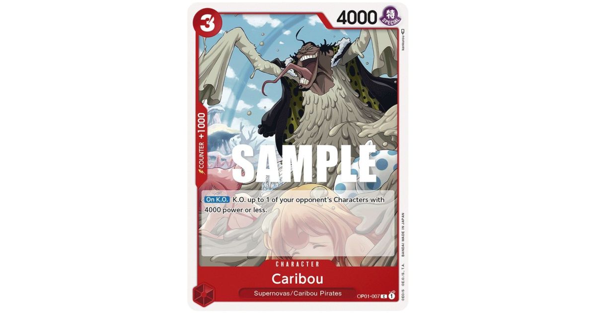 Caribou - C OP01-007 - OP01 Romance Dawn - Fantasy Sphere