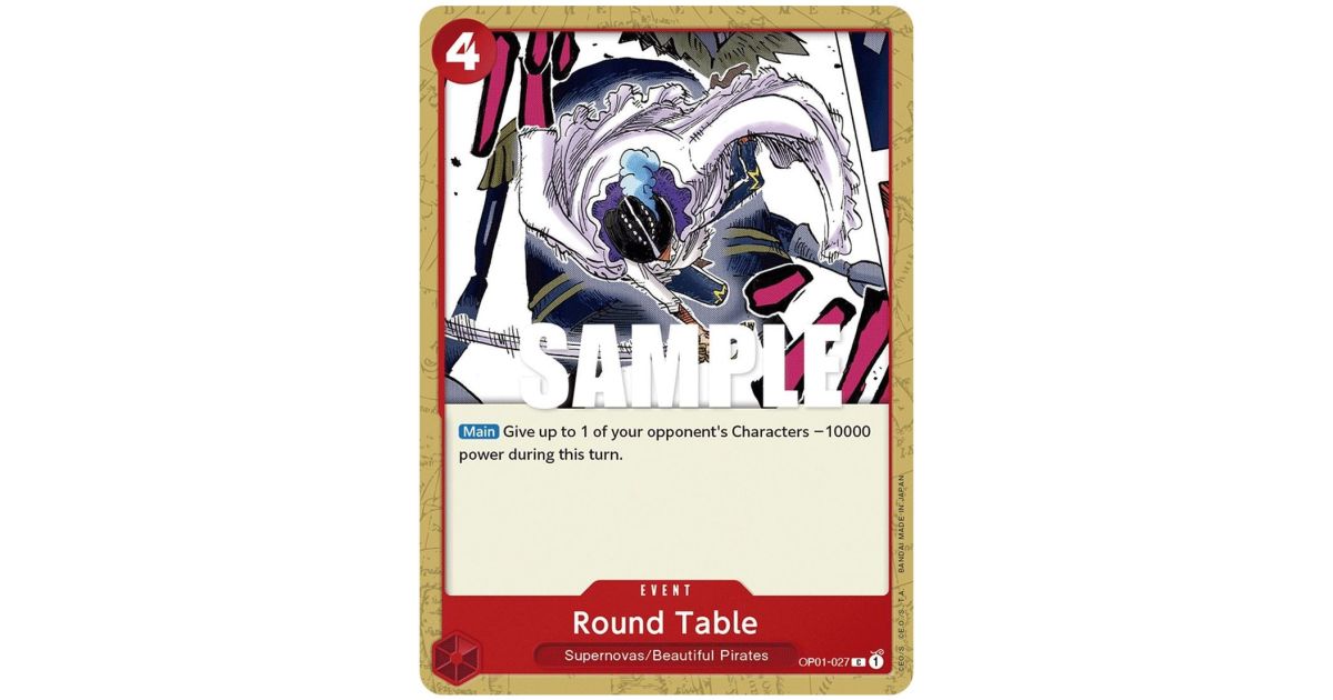 Round Table - C OP01-027 - OP01 Romance Dawn - Fantasy Sphere