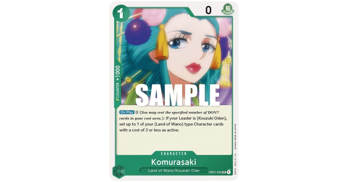 Komurasaki - UC OP01-042 - OP01 Romance Dawn - Fantasy Sphere