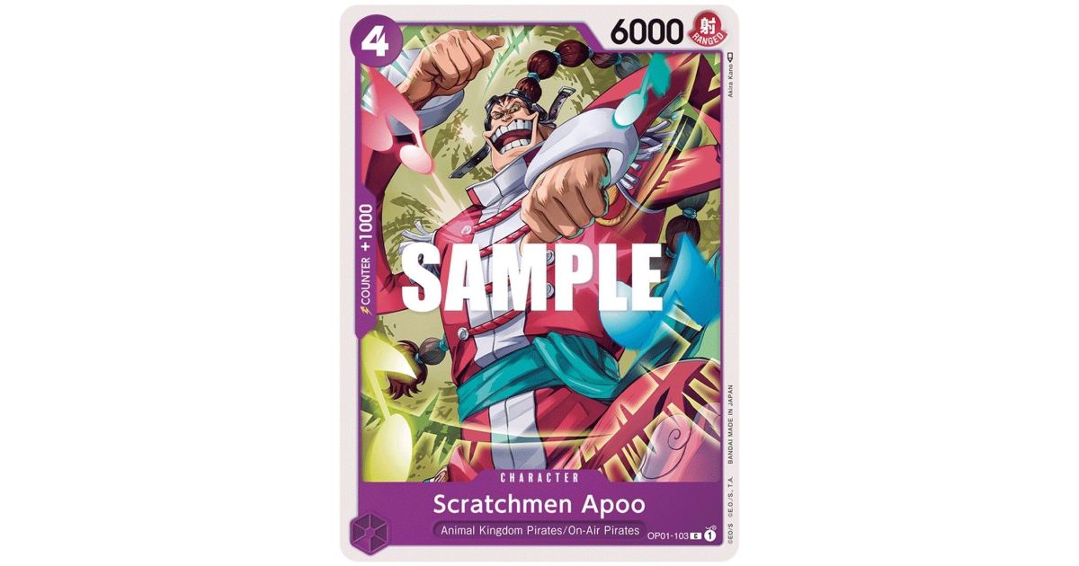 Scratchmen Apoo - C OP01-103 - OP01 Romance Dawn - Fantasy Sphere