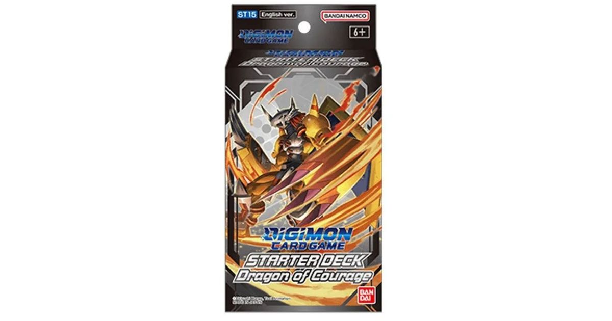 Digimon Card Game - Starter Deck - ST15 Dragon of Courage - EN ...