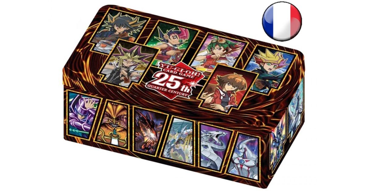 Yu-Gi-Oh! - Yu-Gi-Oh! - Tin Box 25ème Anniversaire - Les Héros du Duel - Dueling Heroes - FR ...