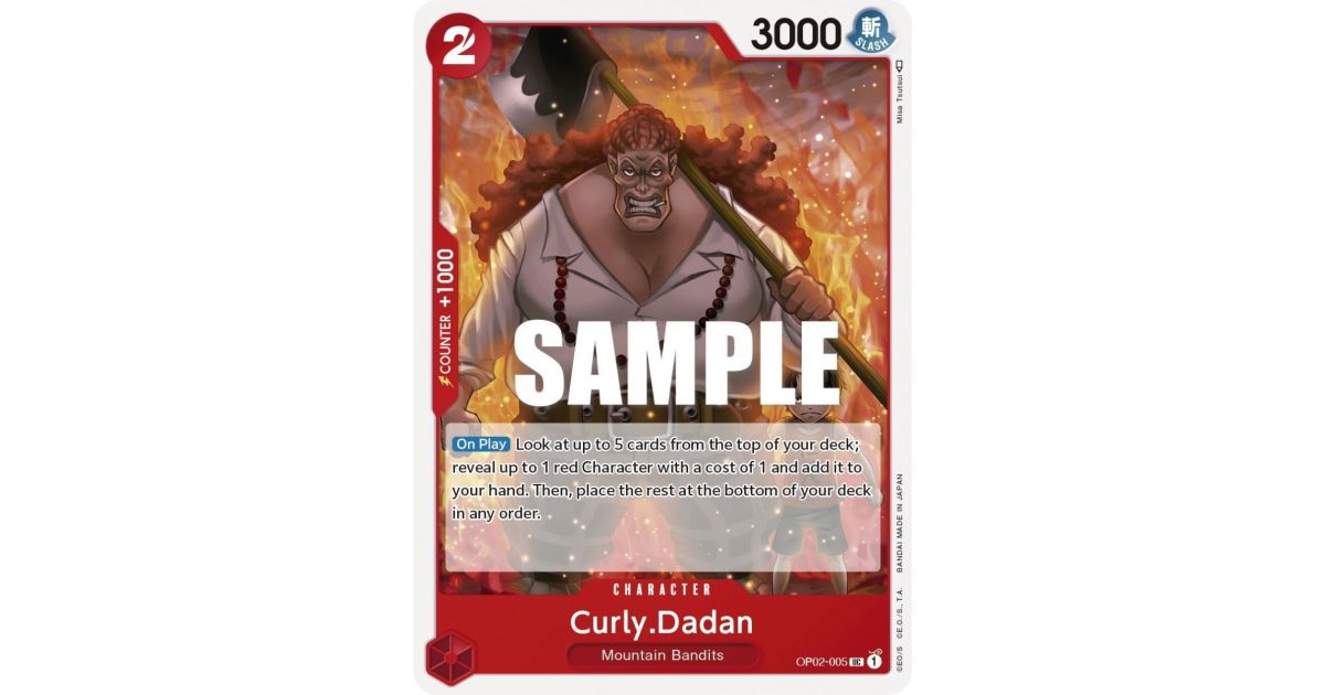 Curly.Dadan - UC OP02-005 - OP02 Paramount War - Fantasy Sphere