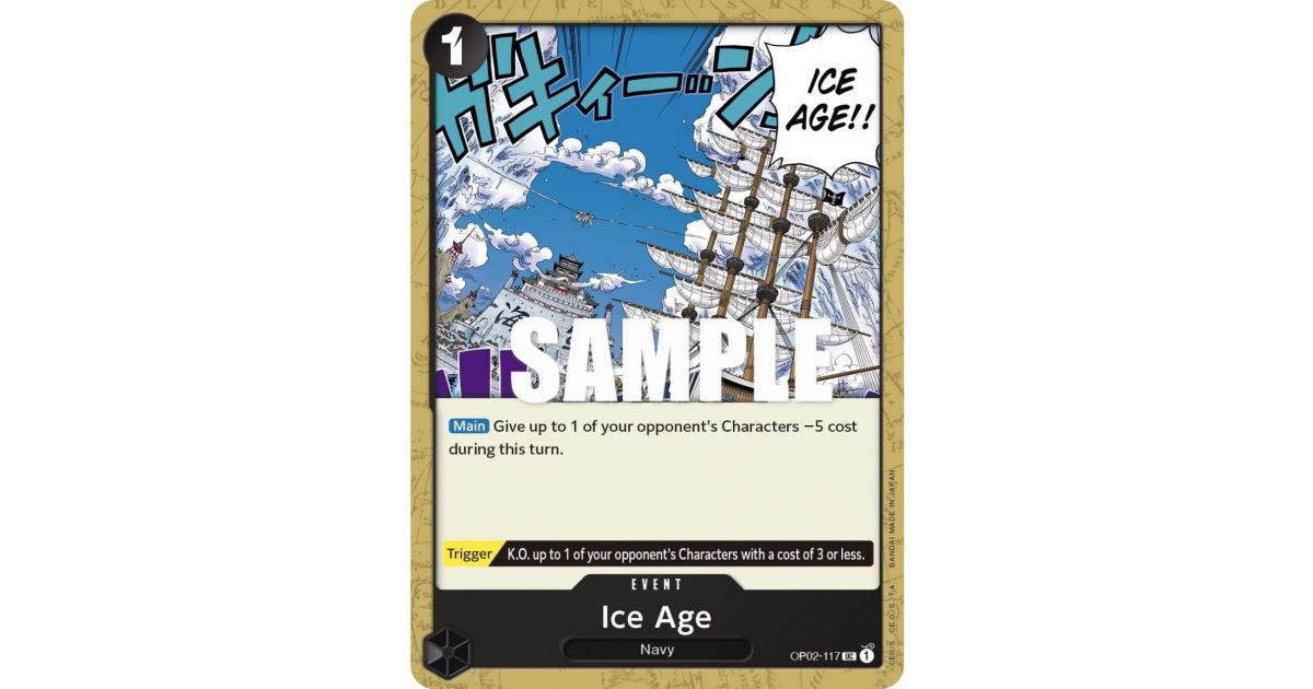 Ice Age - UC OP02-117 - OP02 Paramount War - Fantasy Sphere