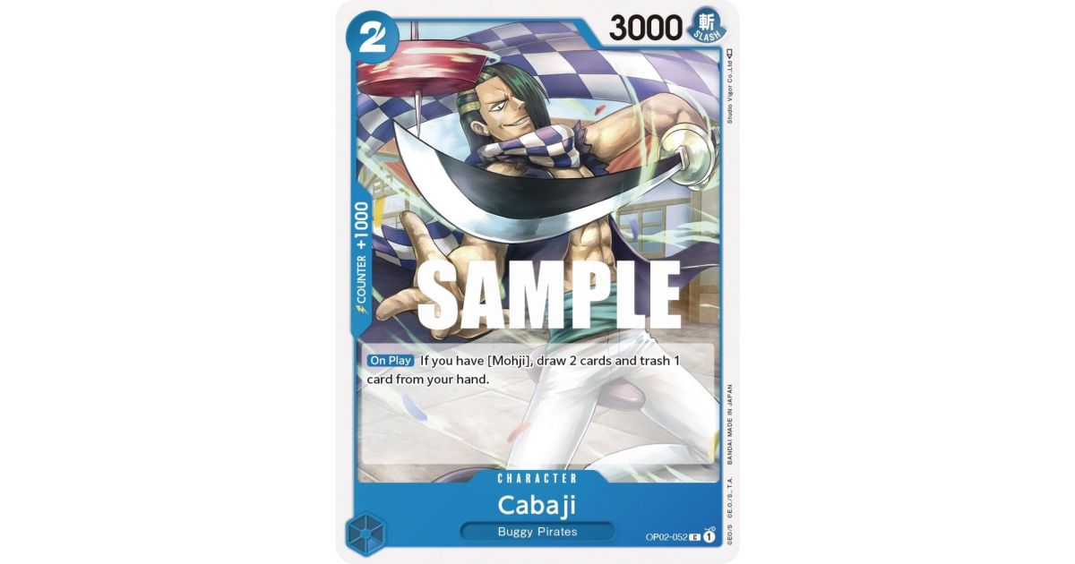 Cabaji - C OP02-052 - OP02 Paramount War - Fantasy Sphere