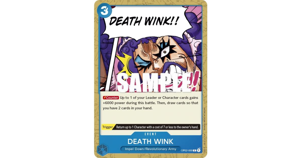 DEATH WINK - C OP02-069 - OP02 Paramount War - Fantasy Sphere