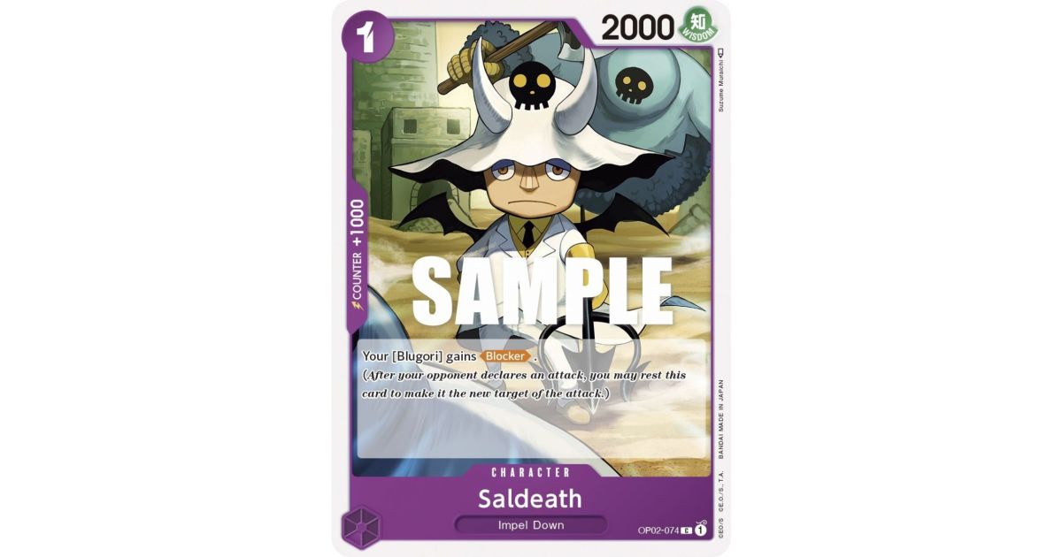 Saldeath - C OP02-074 - OP02 Paramount War - Fantasy Sphere