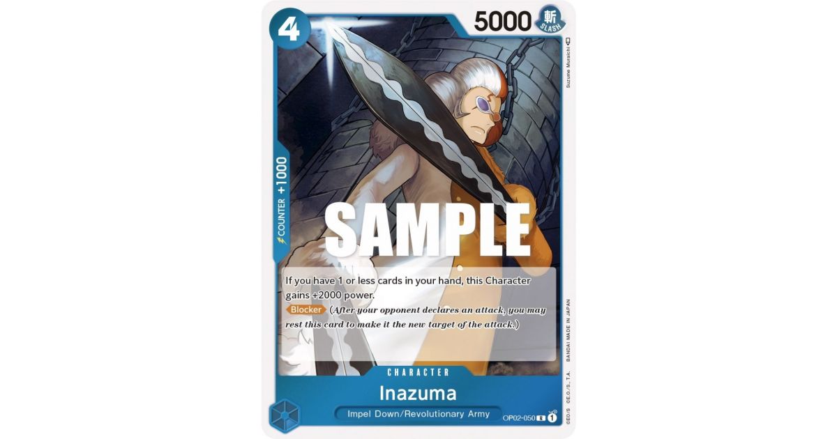 Inazuma - R OP02-050 - OP02 Paramount War - Fantasy Sphere