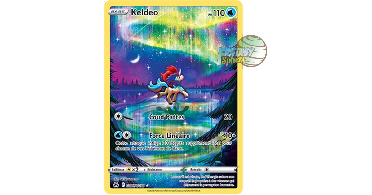 Keldeo - Rare GG07/GG70 - Epee et Bouclier 12.5 Zenith Supreme ...