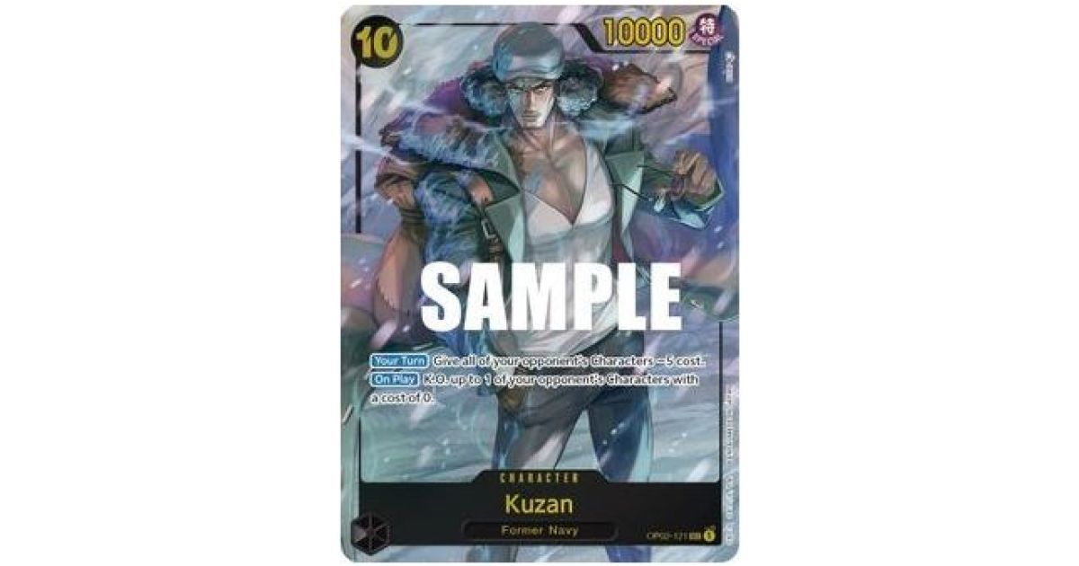 Kuzan (121) (Alternate Art) - SEC Parallel OP02-121 - OP02 Paramount ...