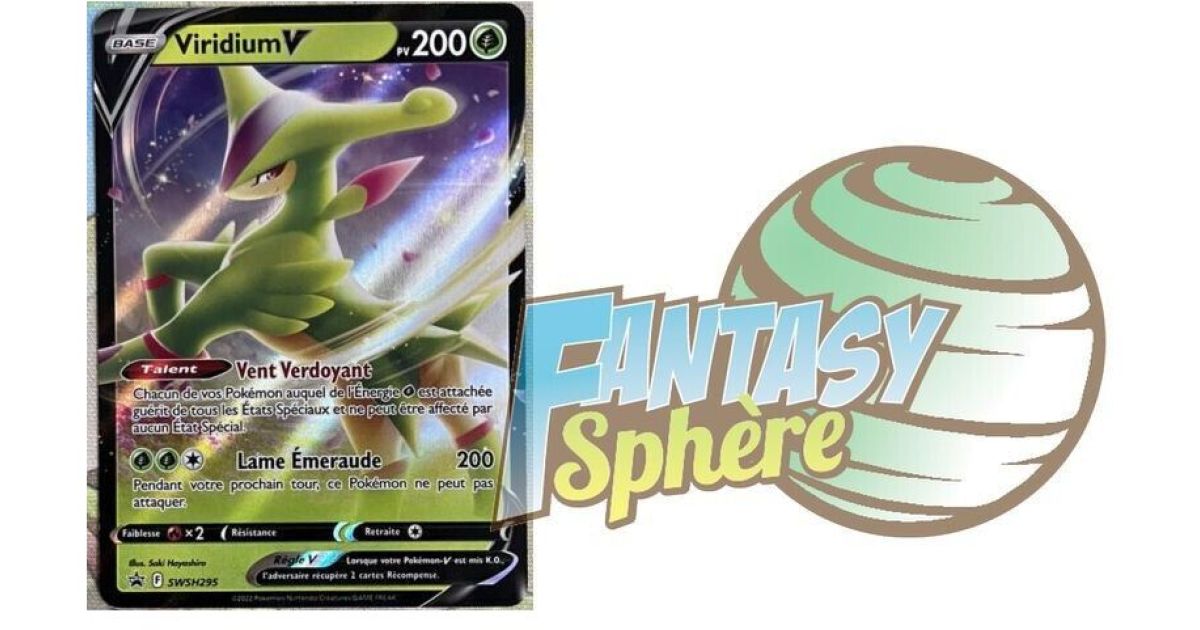 Pokémon VIRIDIUM V SWSH295 VF Francais - Fantasy Sphere