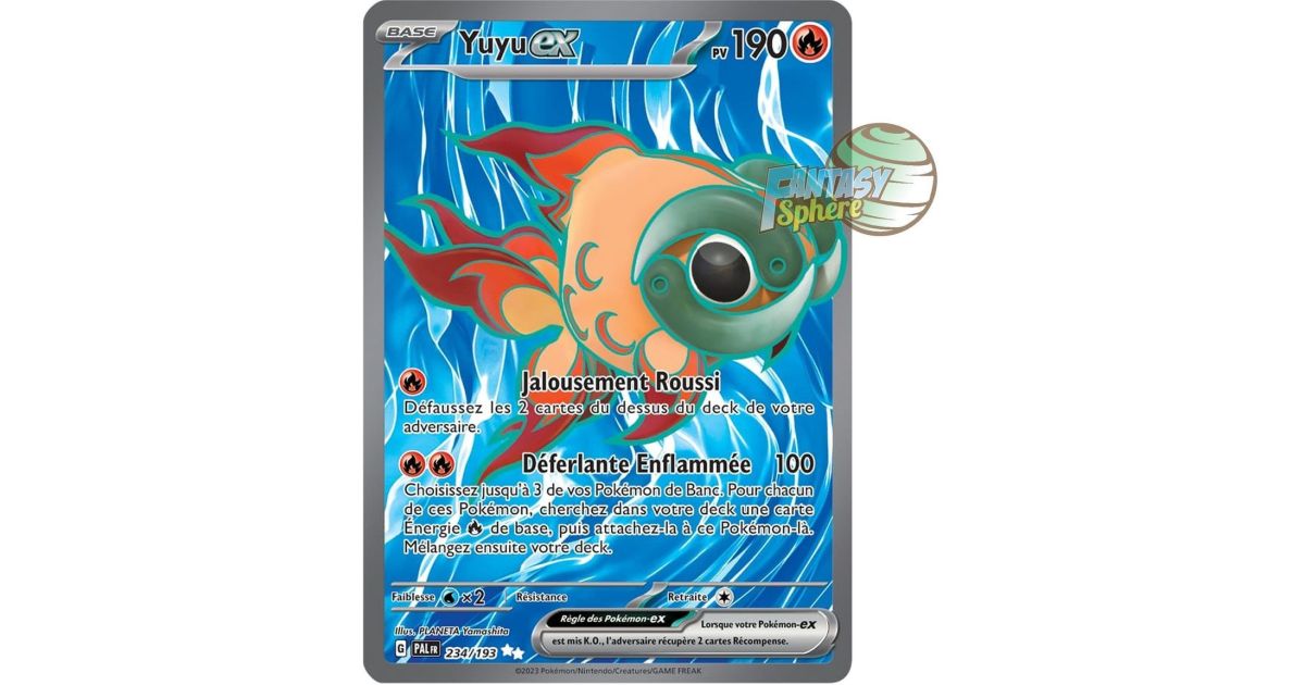 Yuyu EX - Ultra Rare 234/193 - Ecarlate et Violet Evolution à Paldea ...