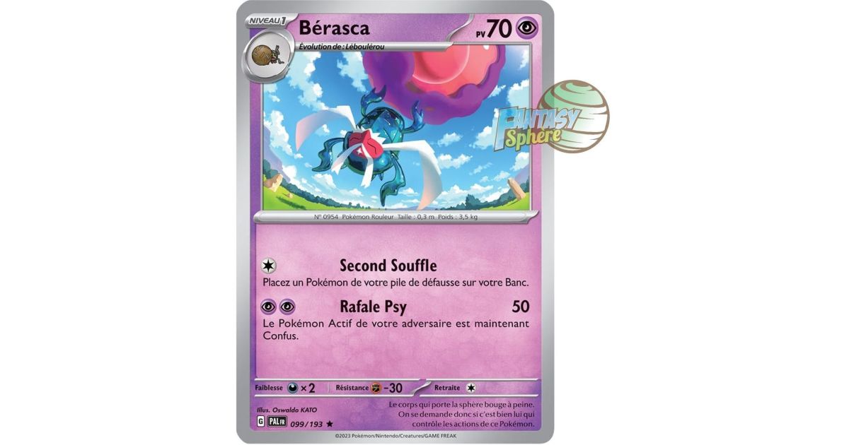 Bérasca - Holo Rare 99/193 - Ecarlate et Violet Evolution à Paldea ...