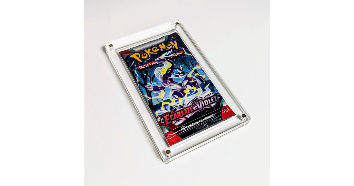 Treasurewise - Boîte de protection Plexiglass pour Booster TCG ...